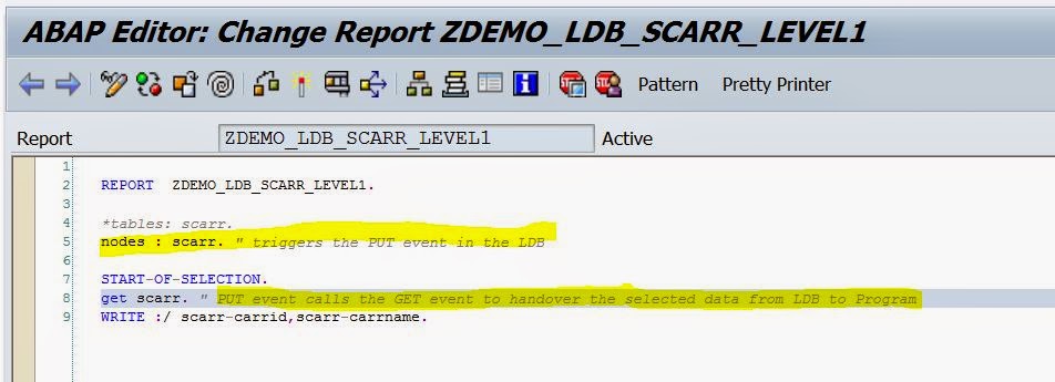 Logical Data Base- Single Node – SAPCODES