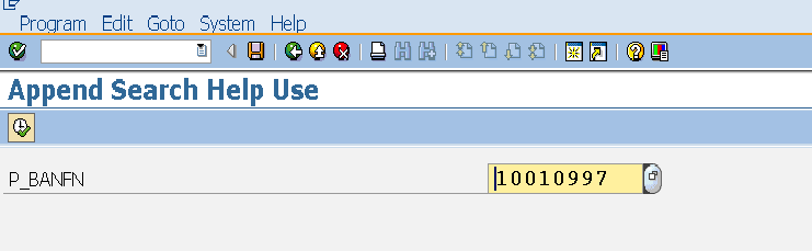 Append Search Help – SAPCODES