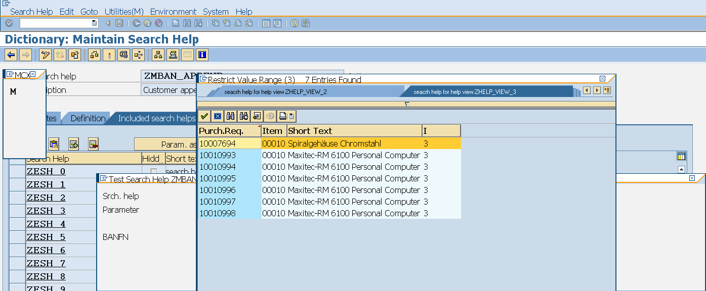 Append Search Help – SAPCODES