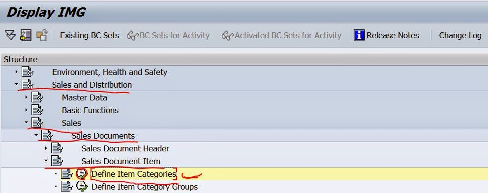 Defining new Item Category in SD – SAPCODES