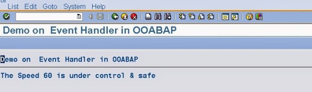 OO-ABAP Events – SAPCODES