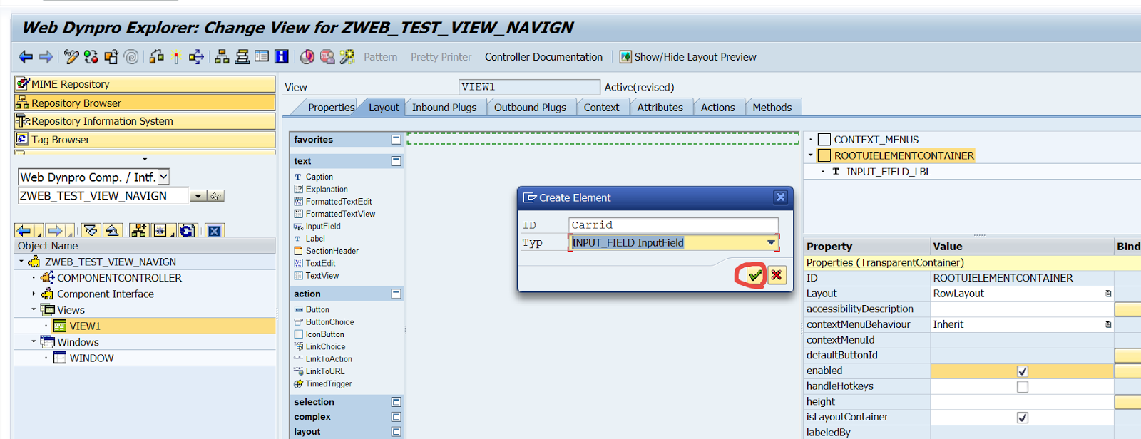 Navigating from one view to another view in a window – SAPCODES