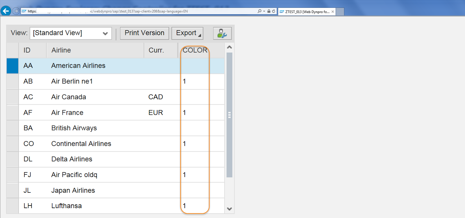 ALV with row color – SAPCODES