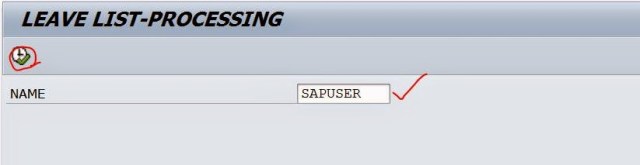 Use of LEAVE LIST-PROCESSING – SAPCODES