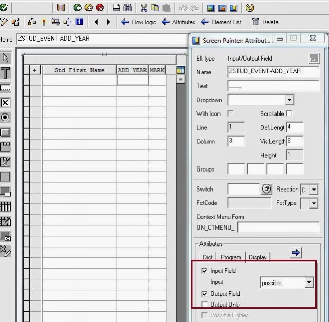 Table Events – SAPCODES