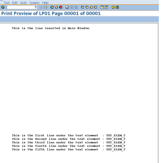 Text Element Use – SAPCODES