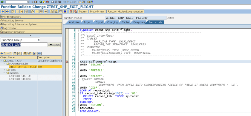 Search Help Exit – SAPCODES
