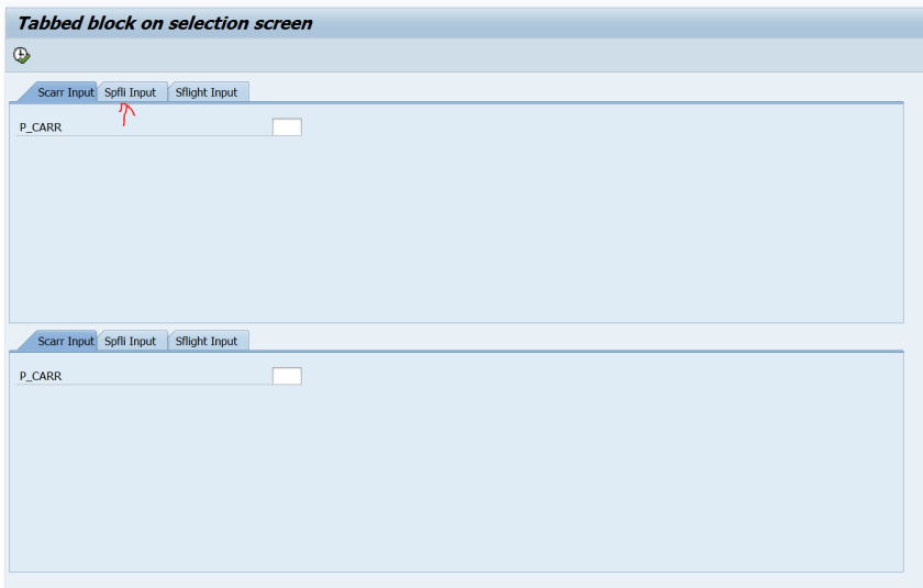 Tabbed Block at Selection-screen – SAPCODES