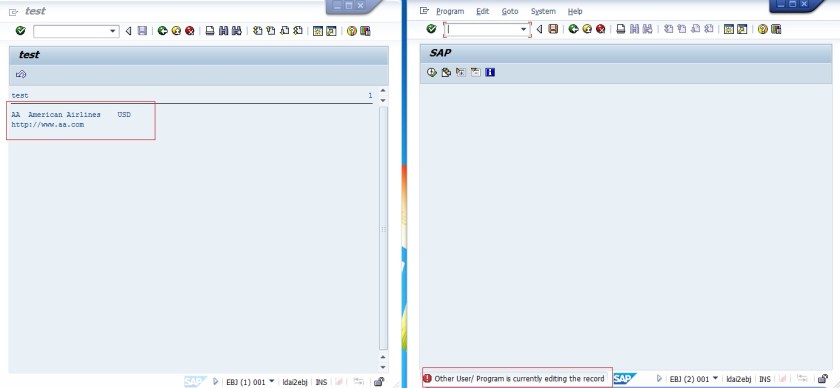 Lock Objects – SAPCODES