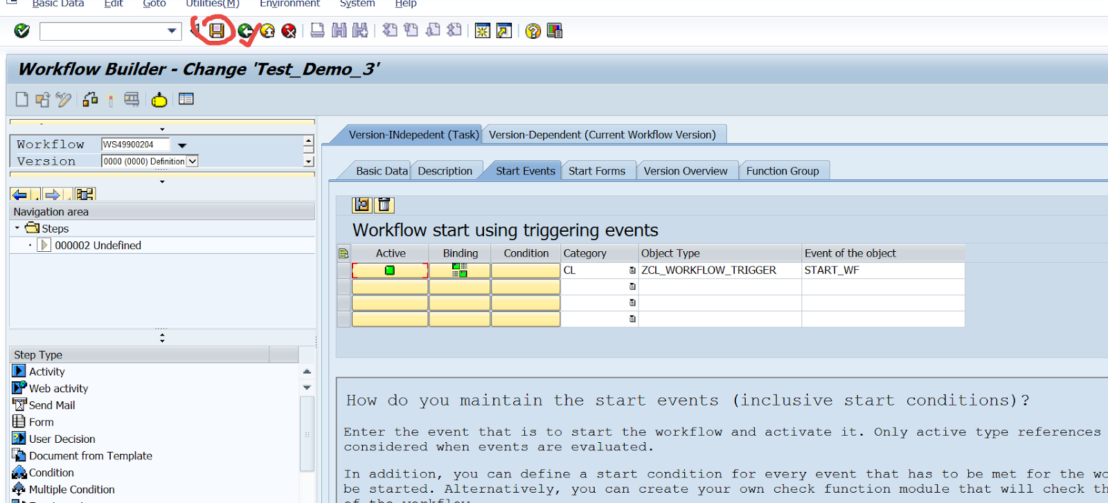User Decision Step – SAPCODES