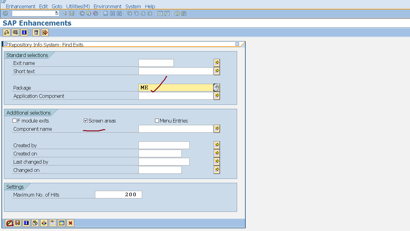 Screen Exit- ME21N/ME22N/ME23N- Header – SAPCODES
