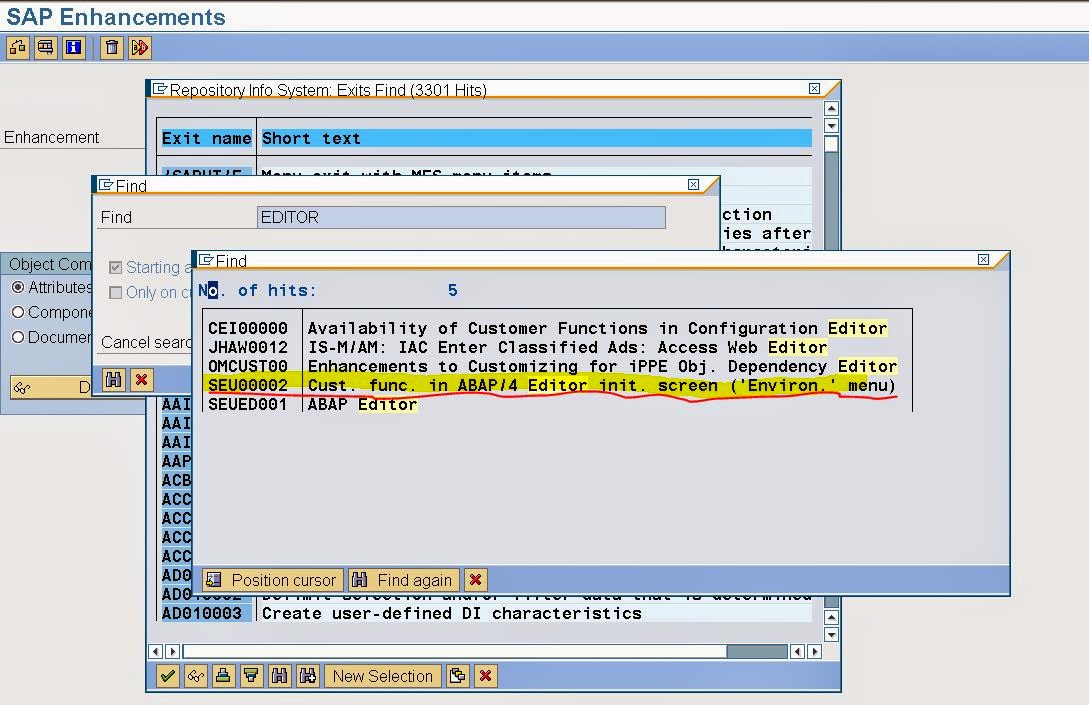 Menu Exit – SAPCODES