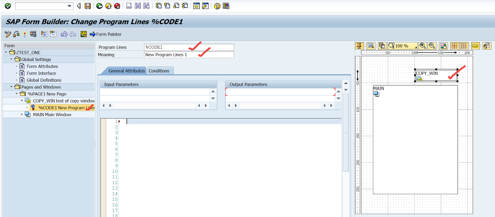 Copy Window in Smartform – SAPCODES