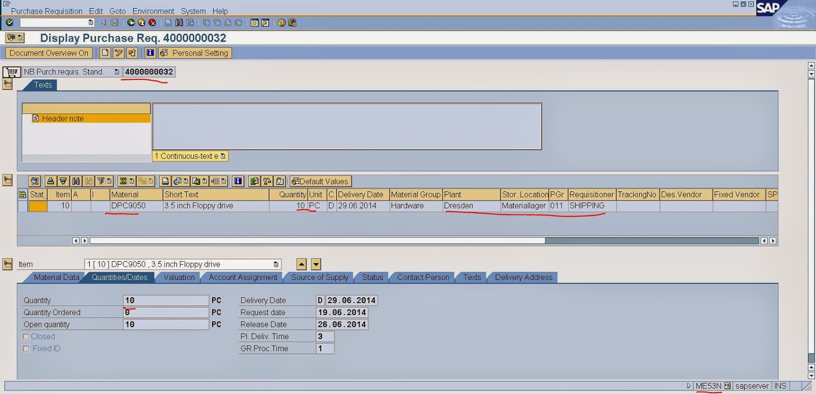 Using Standard BAPI-1 – SAPCODES