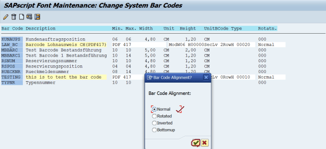 Bar Code in Script – SAPCODES