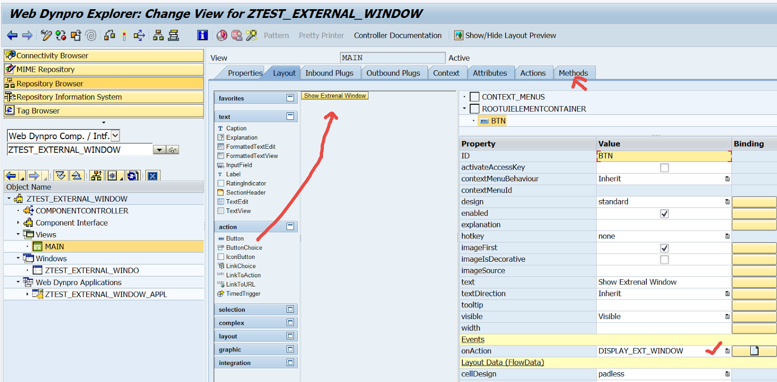 Calling an External Window – SAPCODES