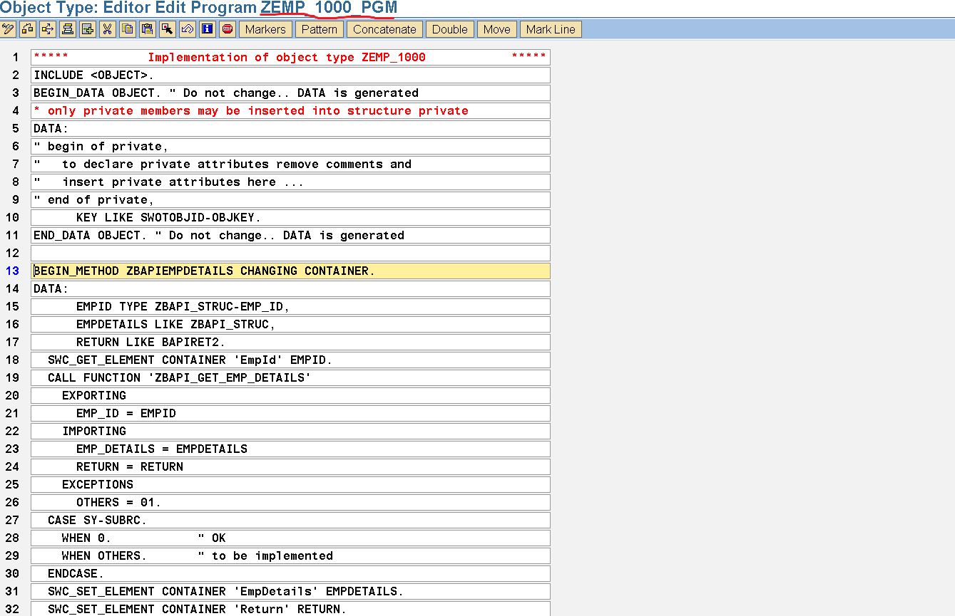 Custom BAPI – SAPCODES