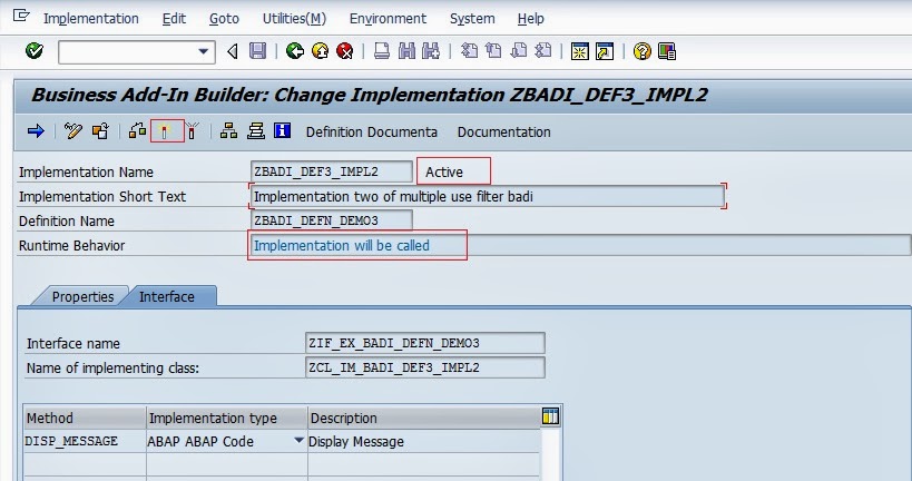 Classic BADI with Multiple Use (Multiple Implementation) with Filter ...