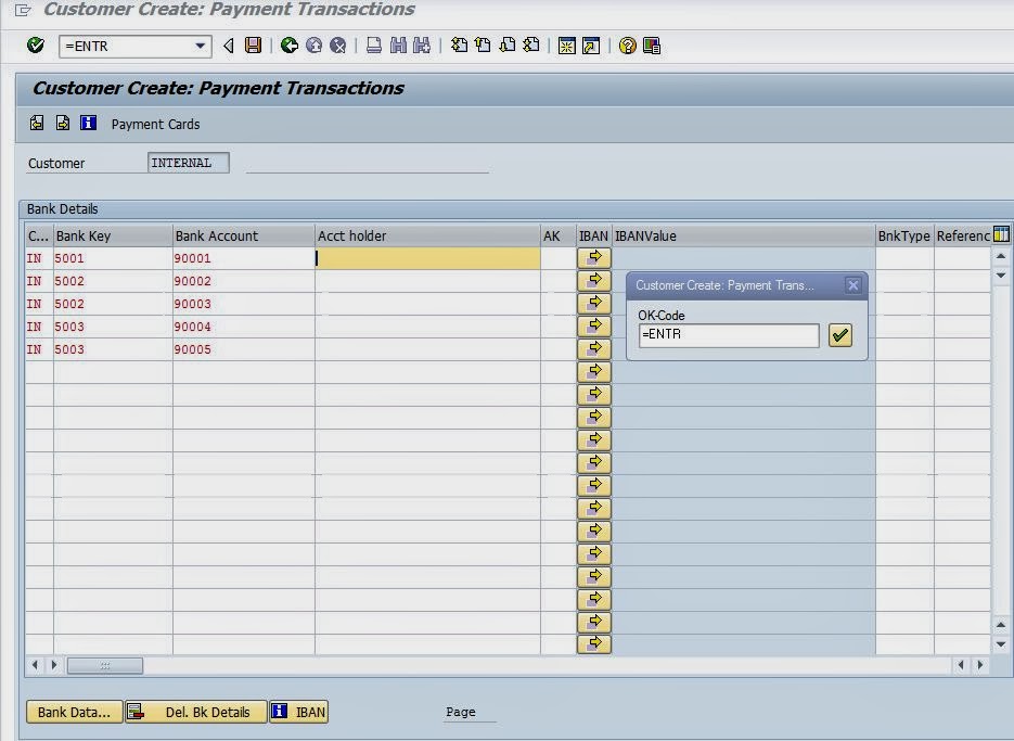 BDC with table control for Customer Master – SAPCODES