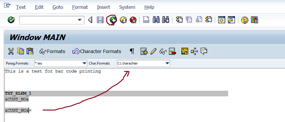 Bar Code in Script – SAPCODES