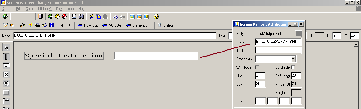 Screen Exit- ME21N/ME22N/ME23N- Header – SAPCODES