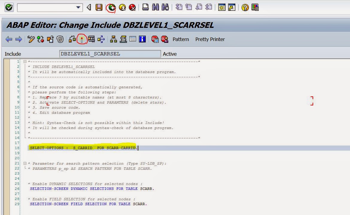 Logical Data Base- Single Node – SAPCODES
