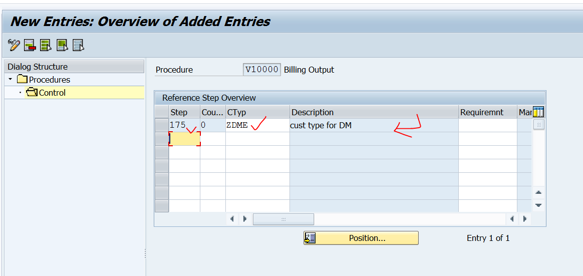 Creating a new Billing output type and assigning it to the output ...