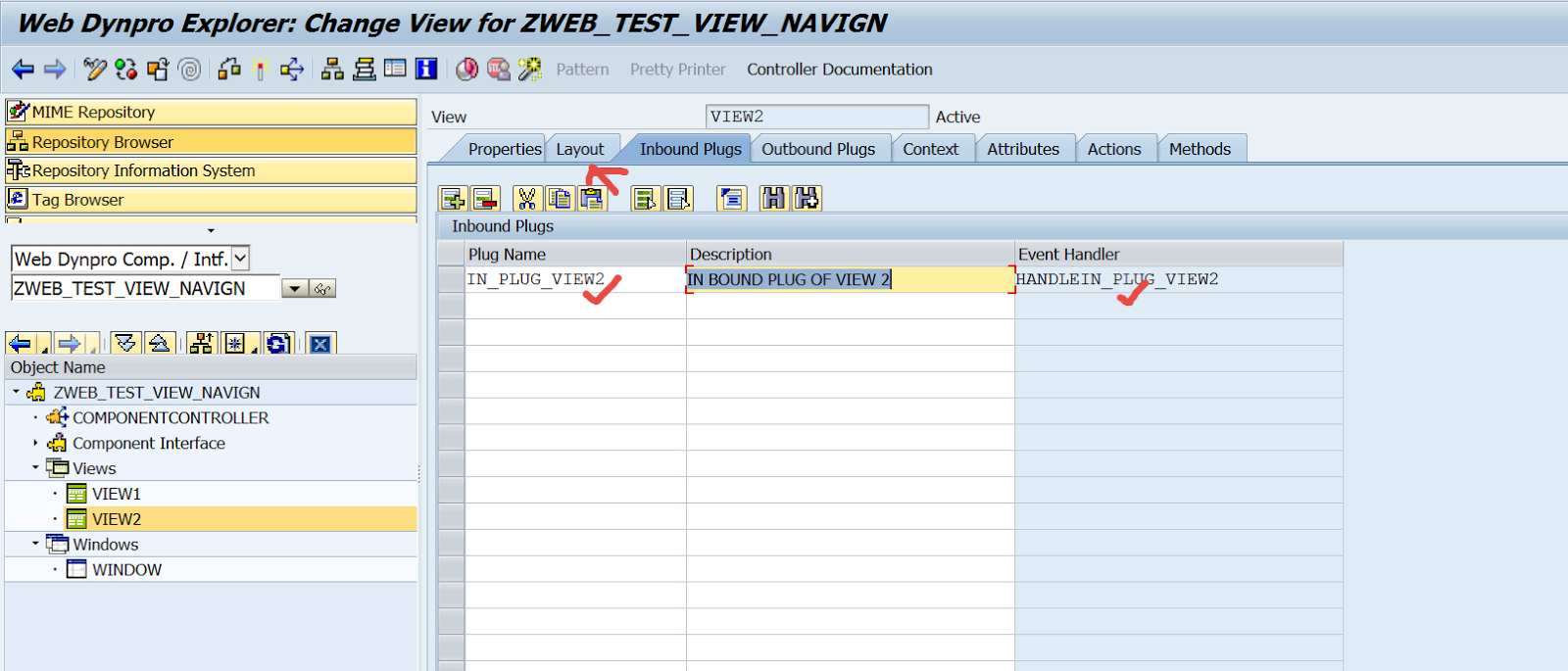 Navigating from one view to another view in a window – SAPCODES