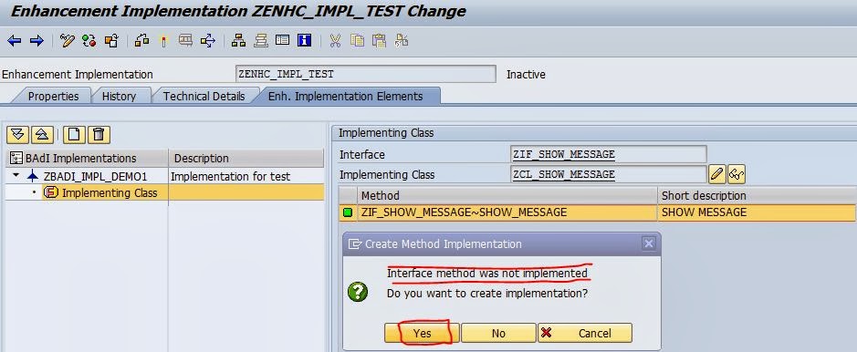 BAdI FallBack Class – SAPCODES