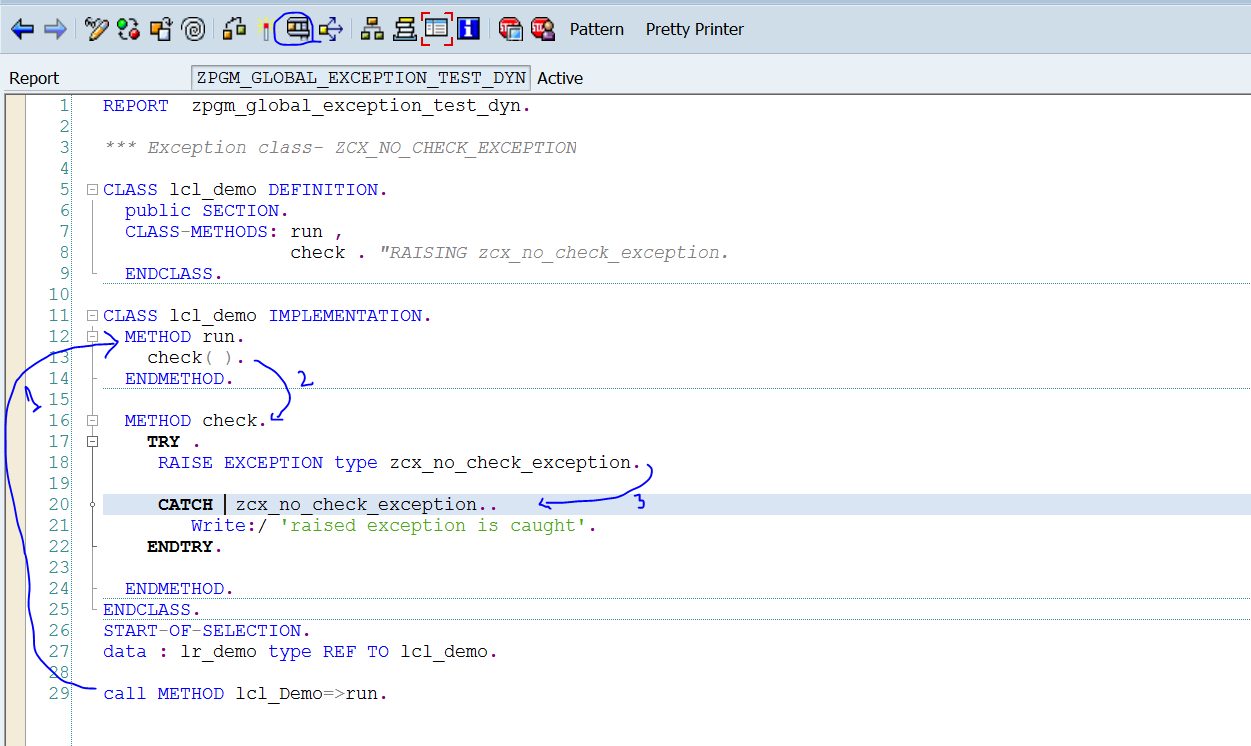 OO EXCEPTION- CX_NO_CHECK – SAPCODES