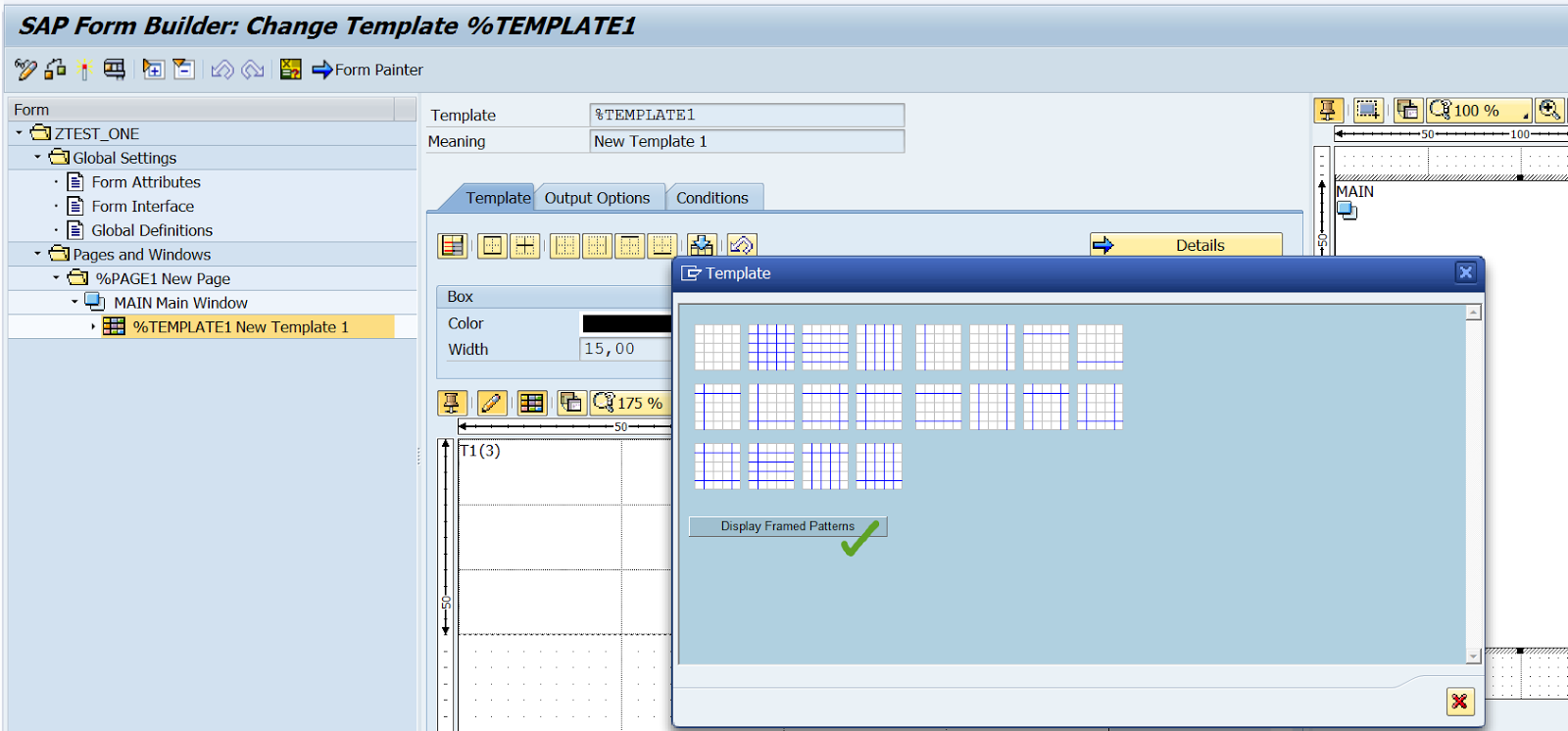 Designing a template in Smartform – SAPCODES