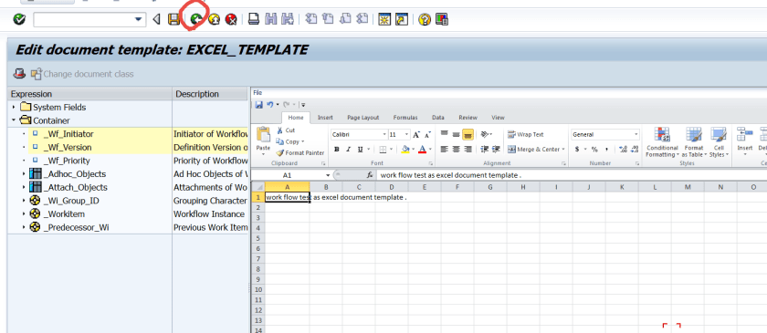 Document Template creation & Use in Work flow – SAPCODES