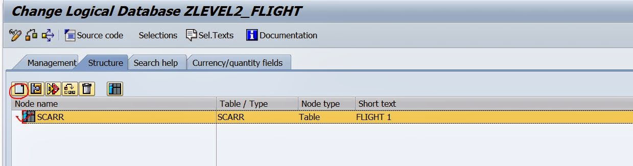 Logical Data Base – Multi Node – SAPCODES