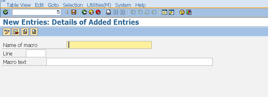 Global Macro – SAPCODES