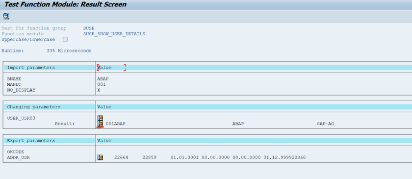Function Module to get USER Details – SAPCODES