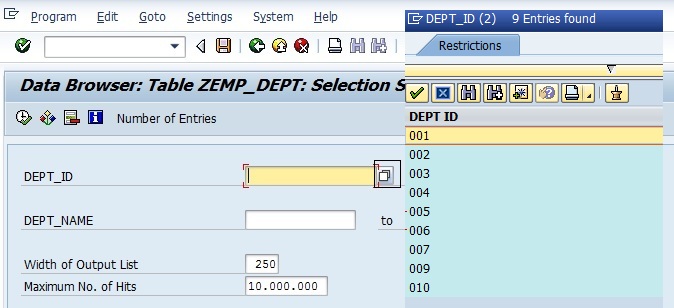 Elementary Search Help – SAPCODES