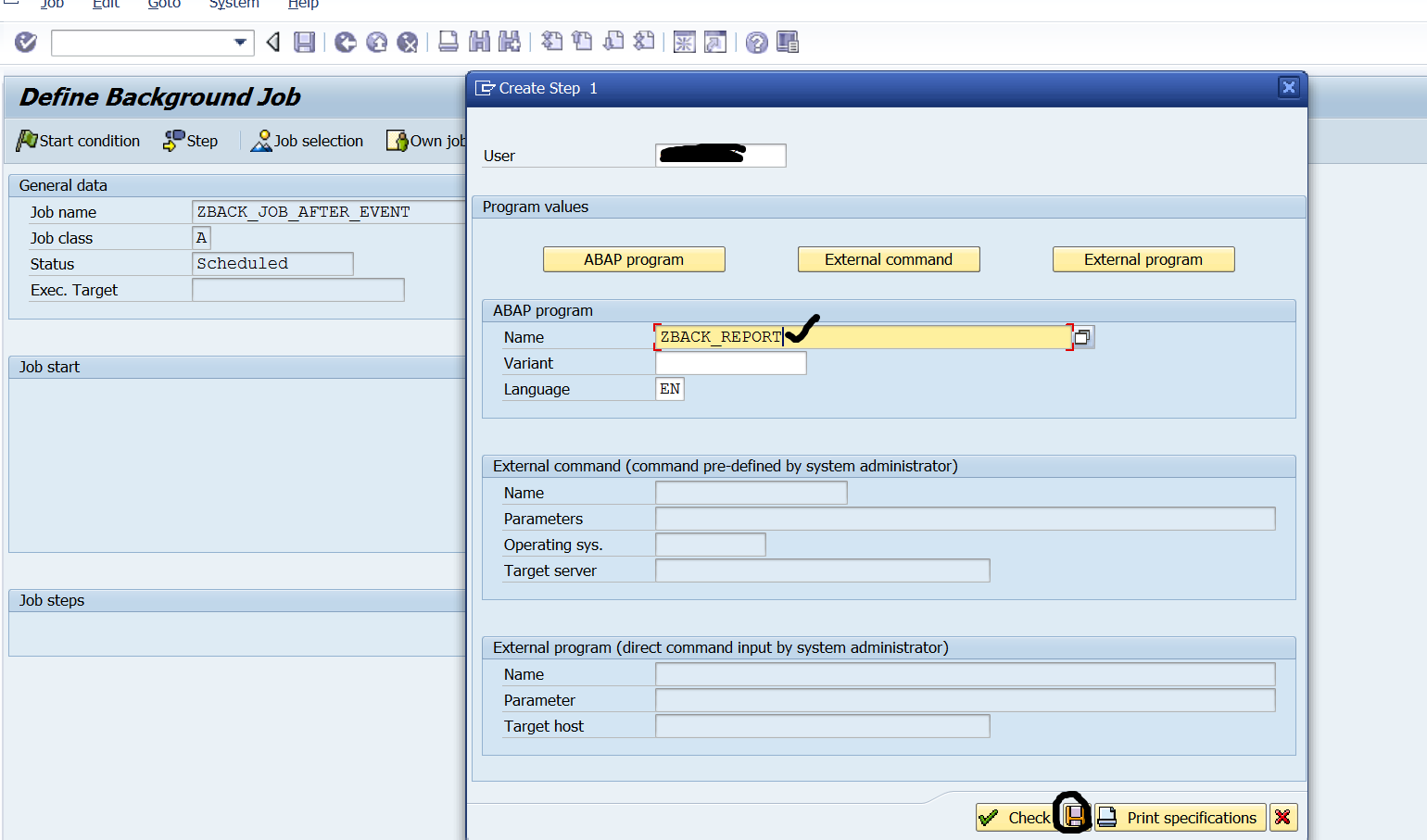Running background job by triggering an event – SAPCODES