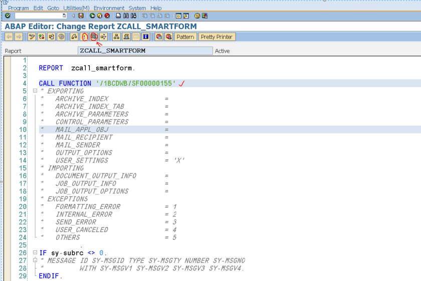 How to call a Smartform Progrmatically? – SAPCODES