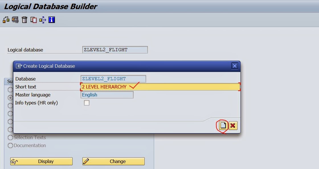 Logical Data Base – Multi Node – SAPCODES