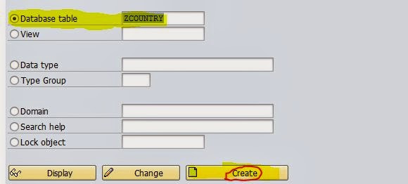Text Table – SAPCODES