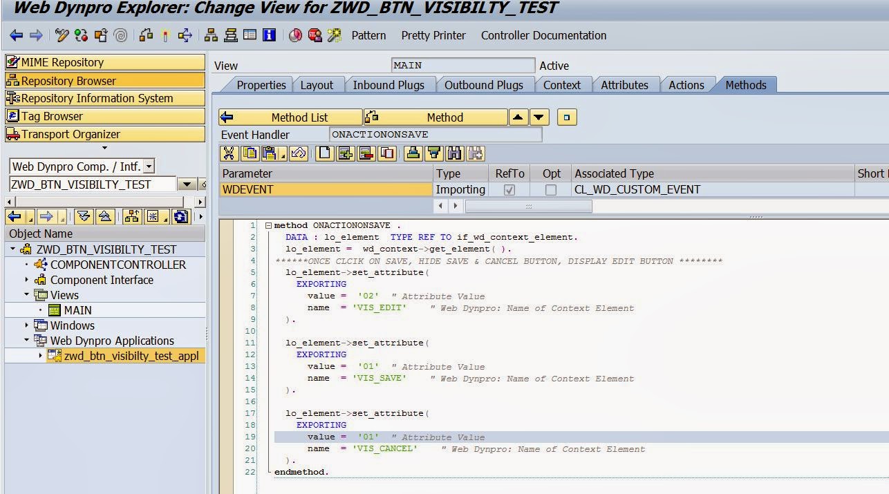 Enabling & Disabling Button at Run time – SAPCODES