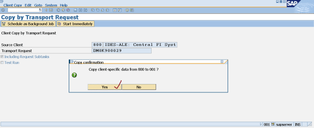 Client Copy by Transport Request – SAPCODES