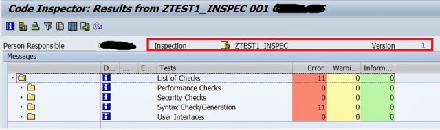 Code Inspector – SAPCODES