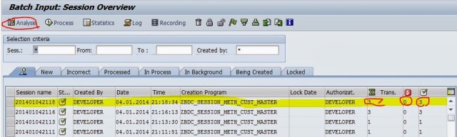 BDC Session Method – SAPCODES