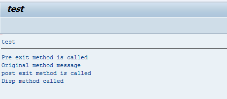 Pre, Post & Over Write-Exit – SAPCODES