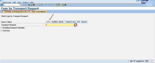 Client Copy by Transport Request – SAPCODES