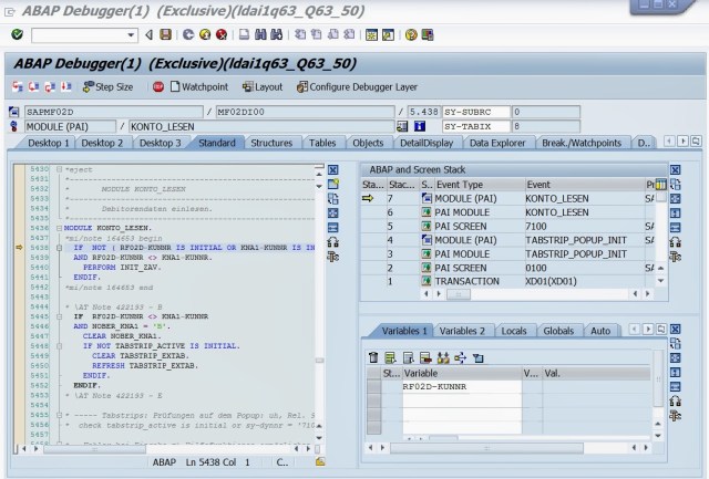 Debugging a Pop Up Screen – SAPCODES