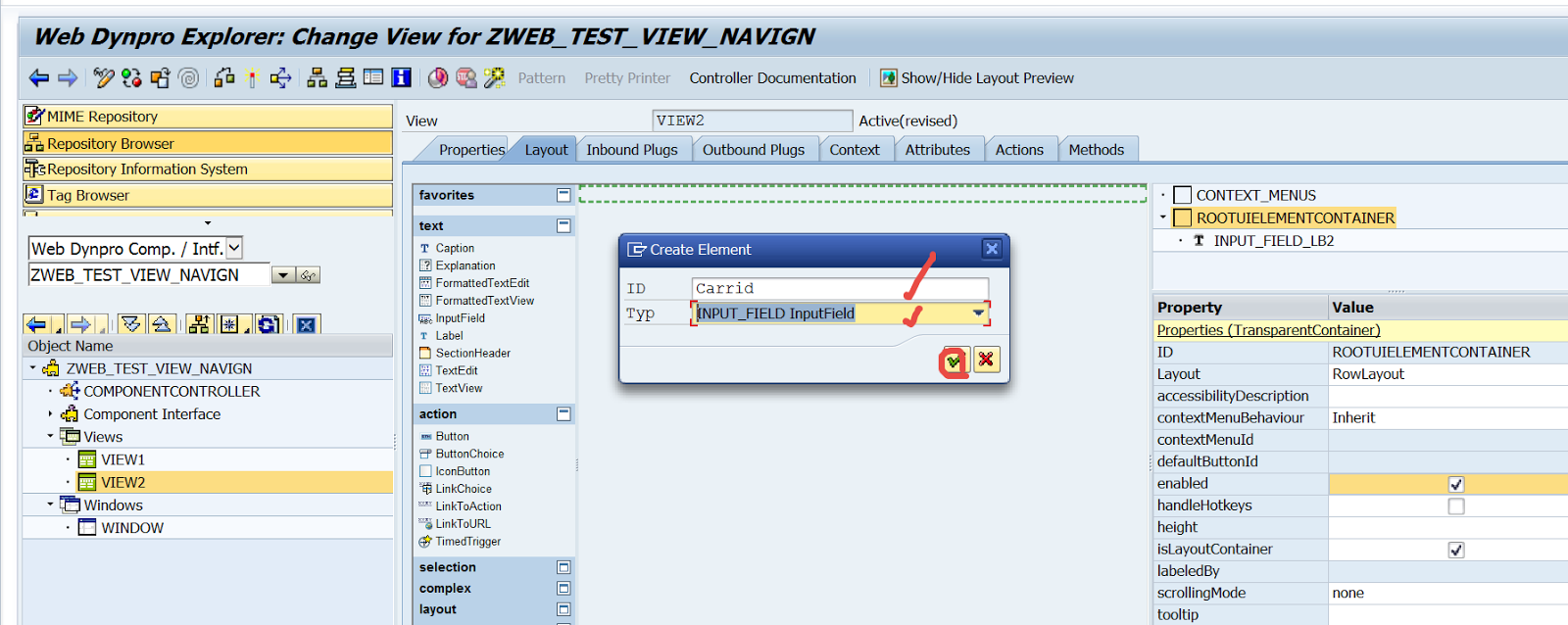 Navigating from one view to another view in a window – SAPCODES