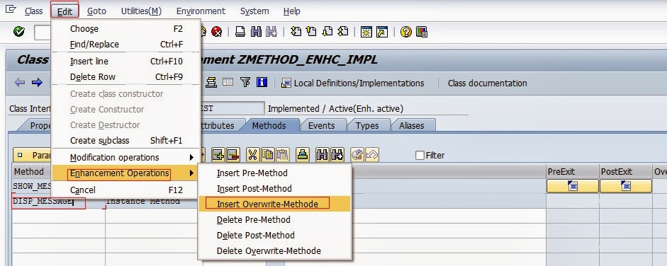 Pre, Post & Over Write-Exit – SAPCODES