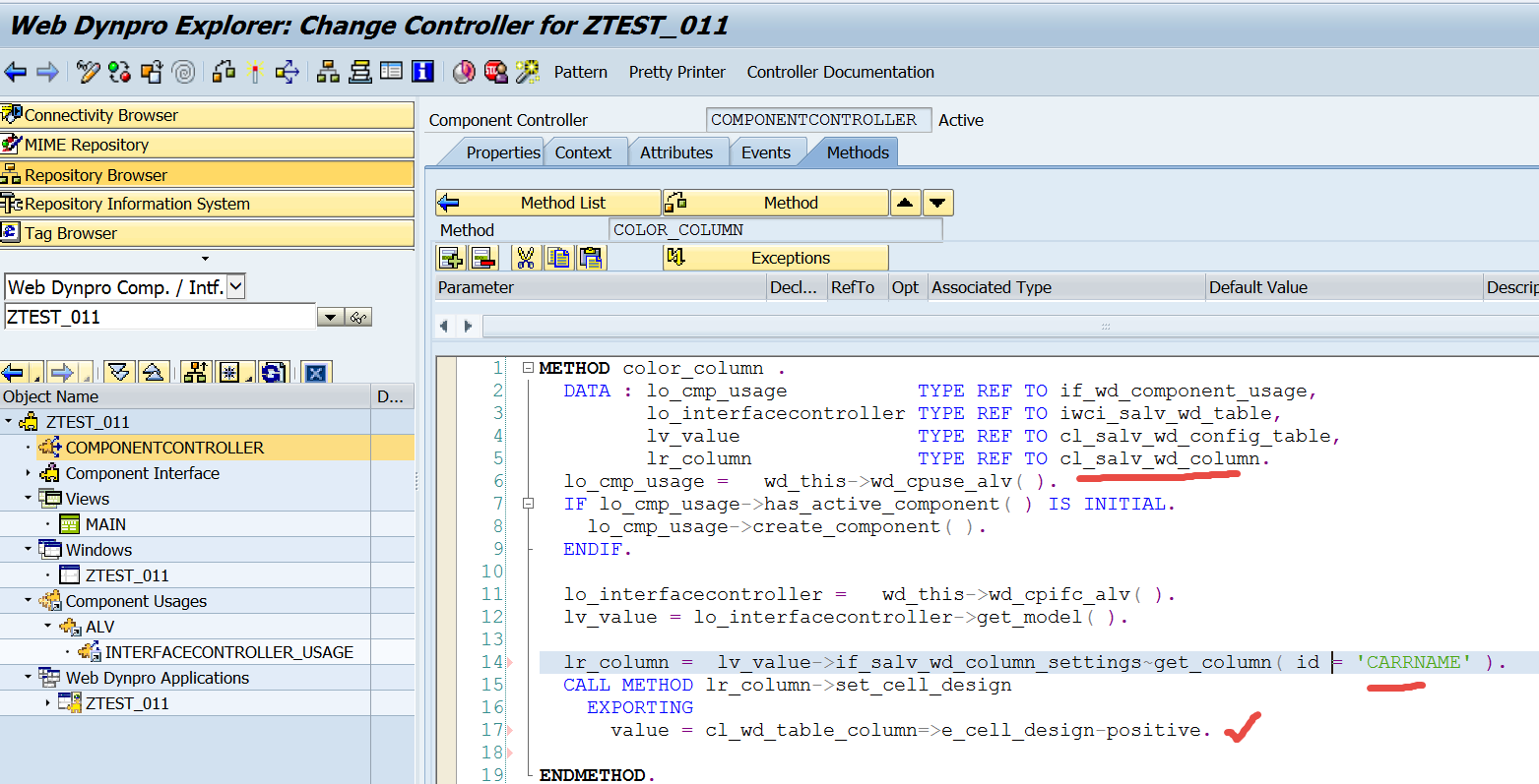 ALV with column color – SAPCODES